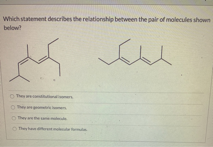 Solved Which statement describes the relationship between | Chegg.com