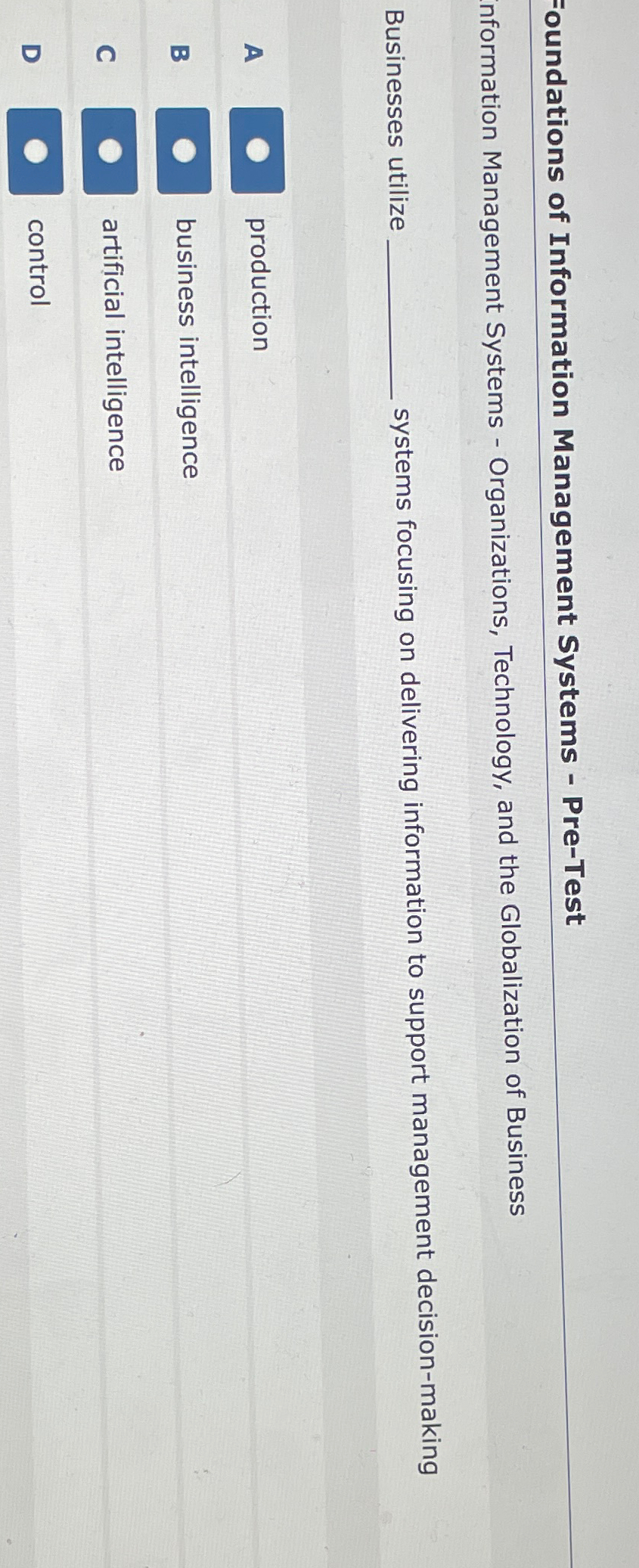 Solved Foundations of Information Management Systems - | Chegg.com