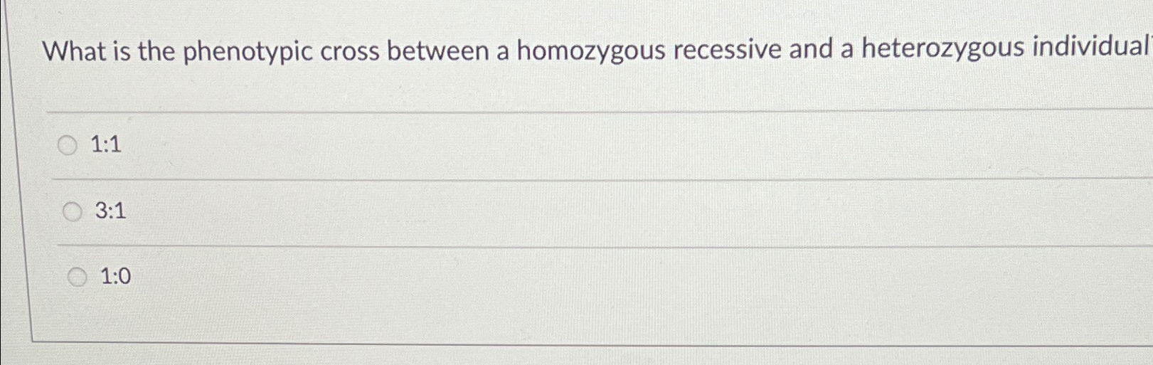 Solved What is the phenotypic cross between a homozygous | Chegg.com