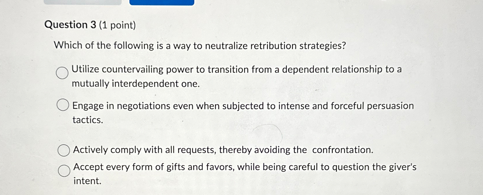 Solved Question 3 (1 ﻿point)Which of the following is a way | Chegg.com