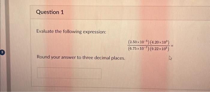 Solved Evaluate the following expression: \\[ | Chegg.com