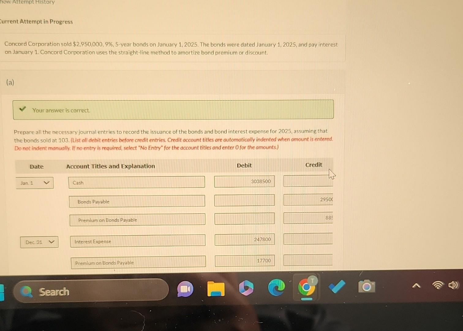 Solved Question 3 of 4 View Policies Show Attempt | Chegg.com