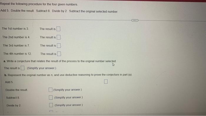 Solved Repeat the following procedure for the four given | Chegg.com