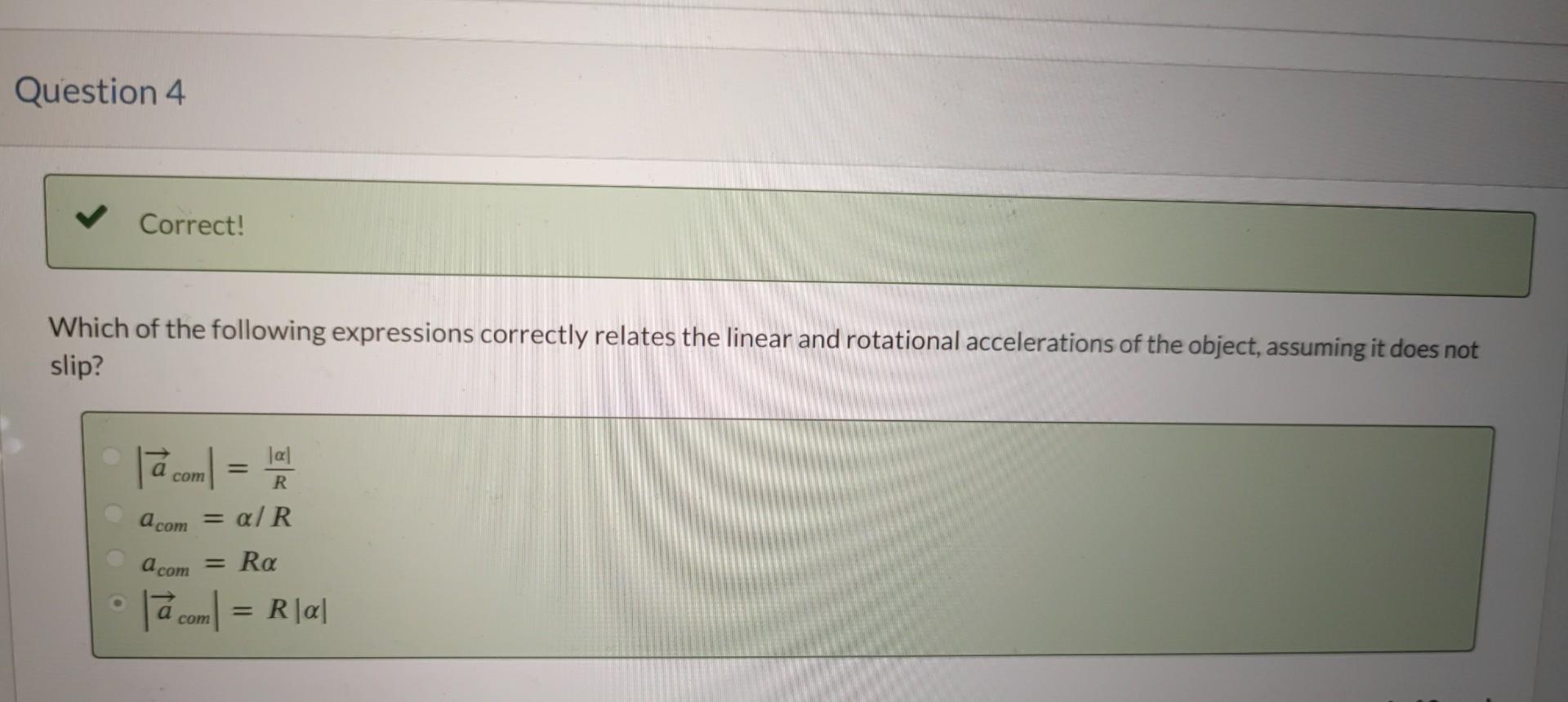 Solved Here we analyze rolling motion with Newton's laws. | Chegg.com