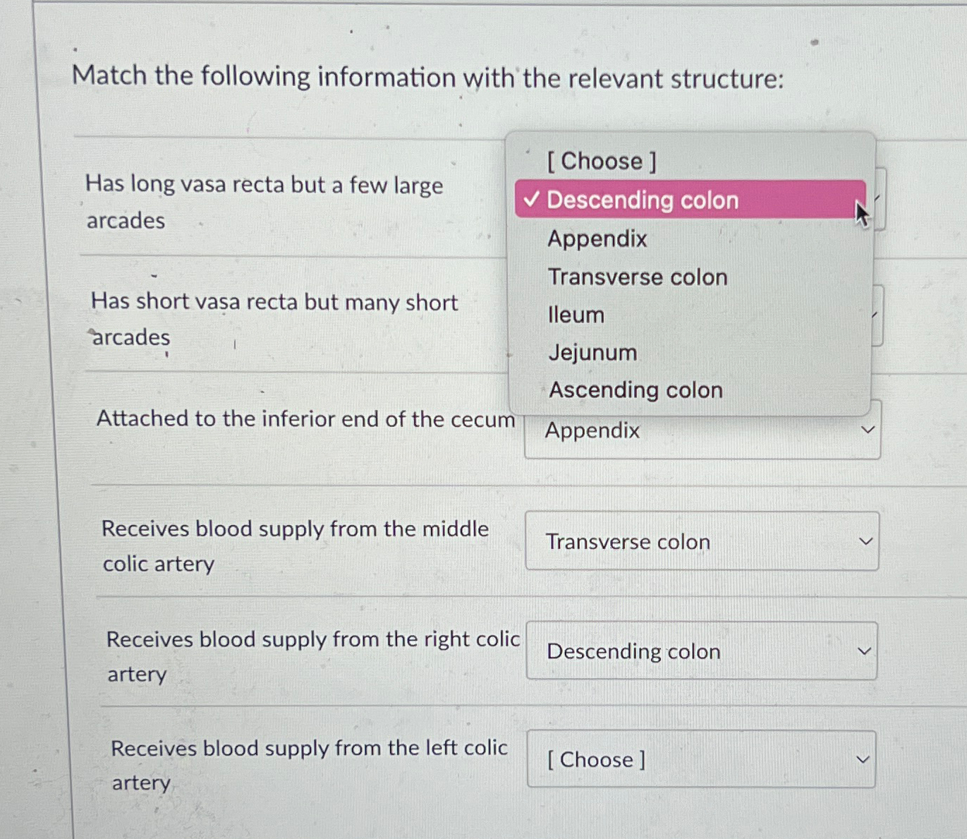 Solved Match the following information with the relevant | Chegg.com