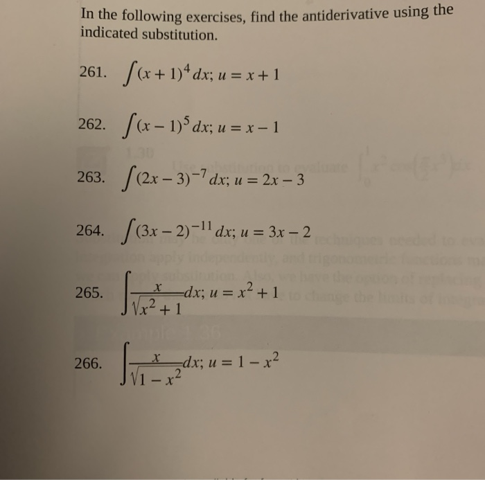 Solved In the following exercises, find the antiderivative | Chegg.com