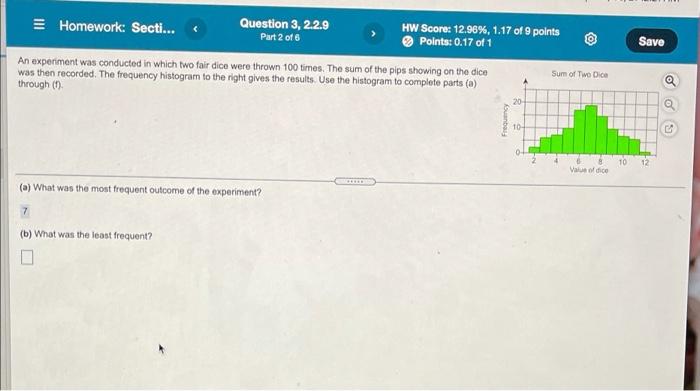 Solved Homework Secti Question 1 2 2 2 Hw Score