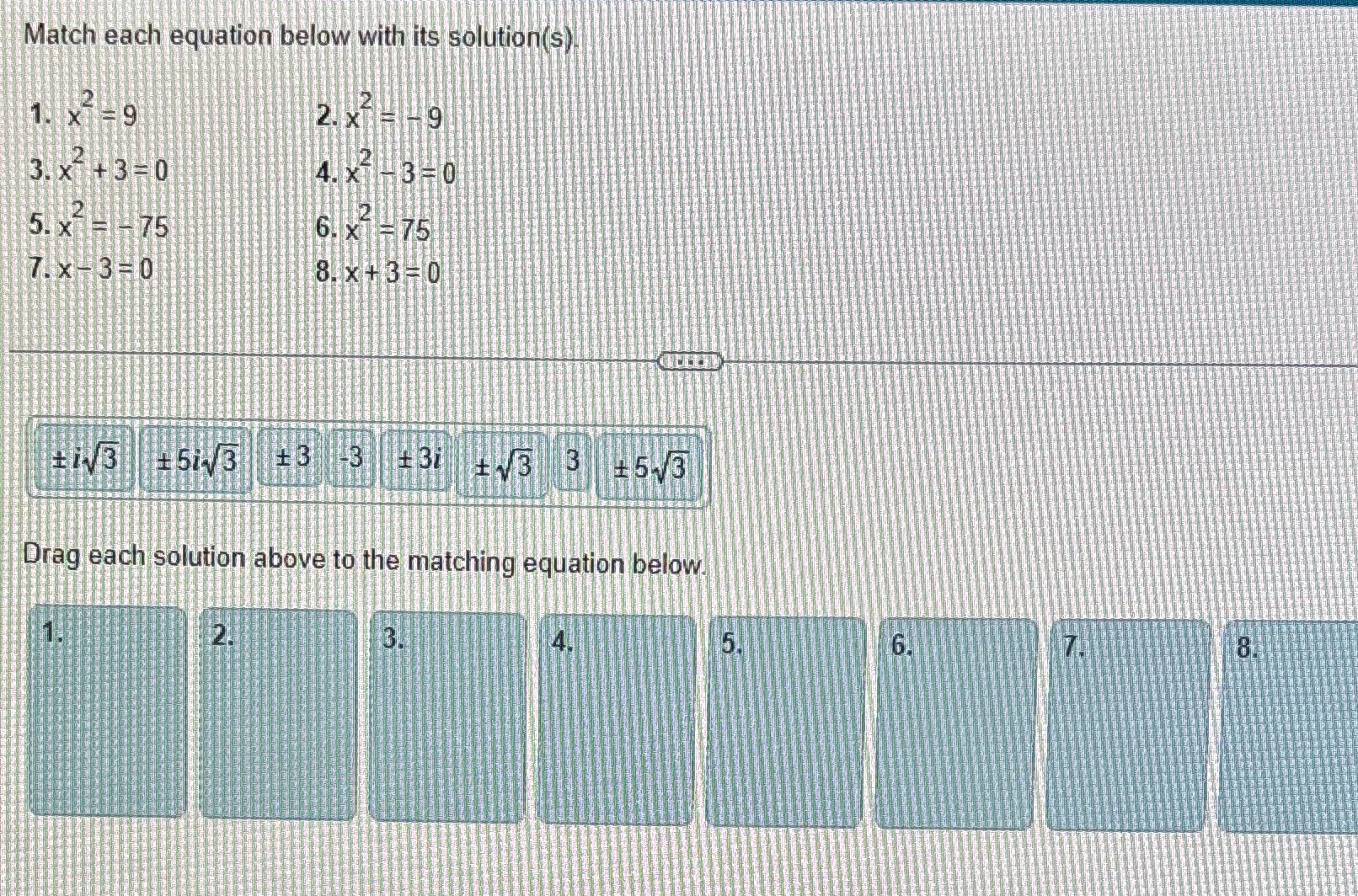 Solved Match each equation below with its | Chegg.com