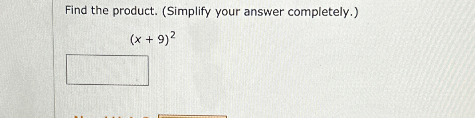 Solved Find the product. (Simplify your answer | Chegg.com