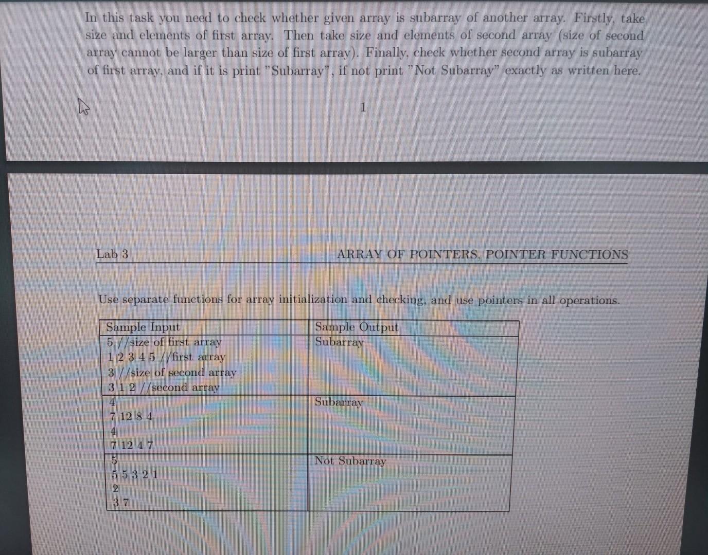 Solved In this task you need to check whether given array is | Chegg.com