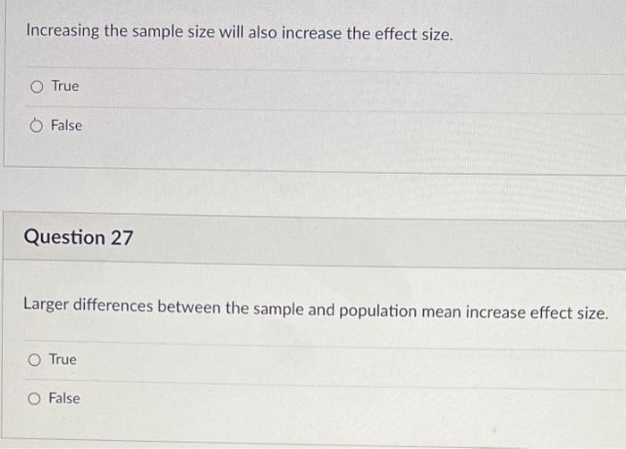 Solved Increasing the sample size will also increase the | Chegg.com
