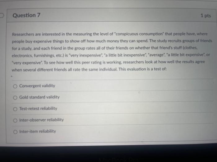 Solved Researchers are interested in the measuring the level | Chegg.com