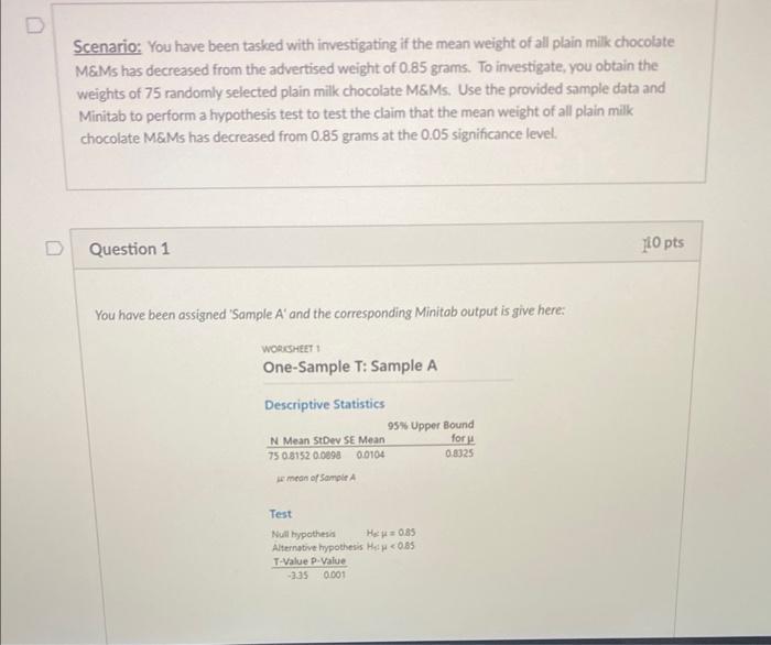 Solved Scenario: You have been tasked with investigating if | Chegg.com