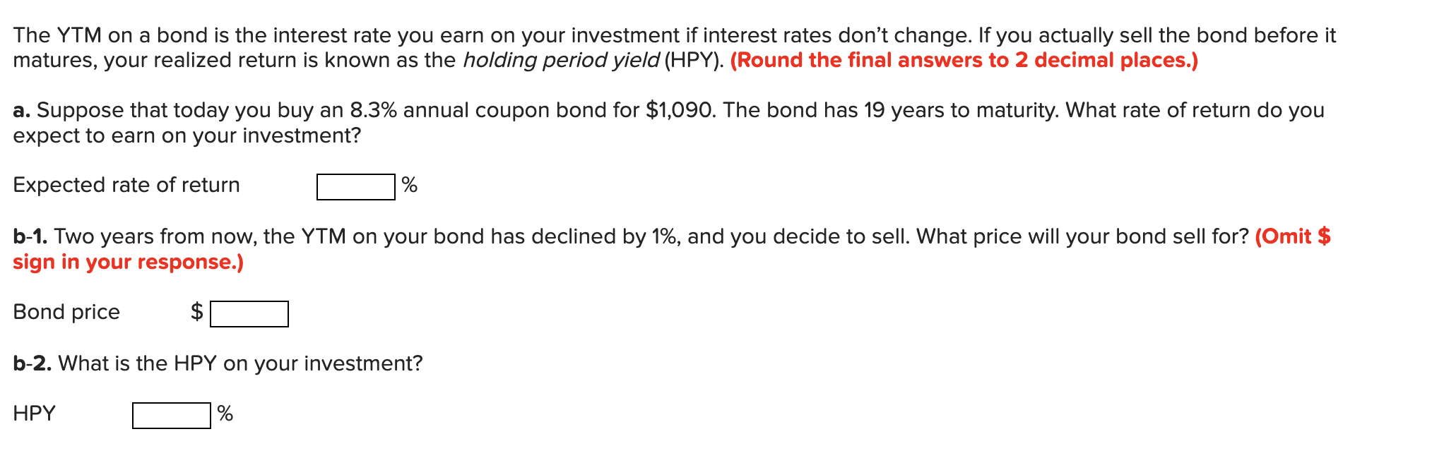 Solved The YTM on a bond is the interest rate you earn on | Chegg.com