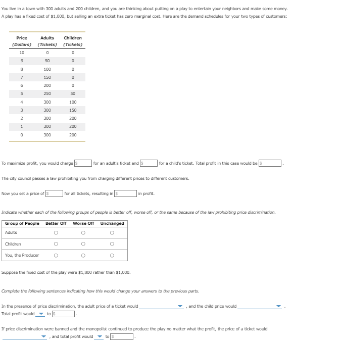 Solved You live in a town with 300 ﻿adults and 200 | Chegg.com