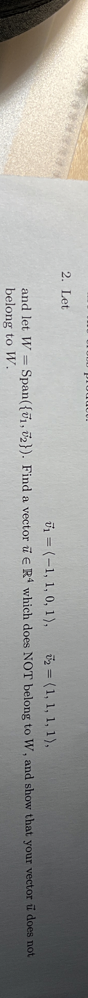 Solved Letvec(v)1=(:-1,1,0,1:),vec(v)2=(:1,1,1,1:)and let | Chegg.com Solved Letvec(v)1=(:-1,1,0,1:),vec(v)2=(:1,1,1,1:)and let | Chegg.com
