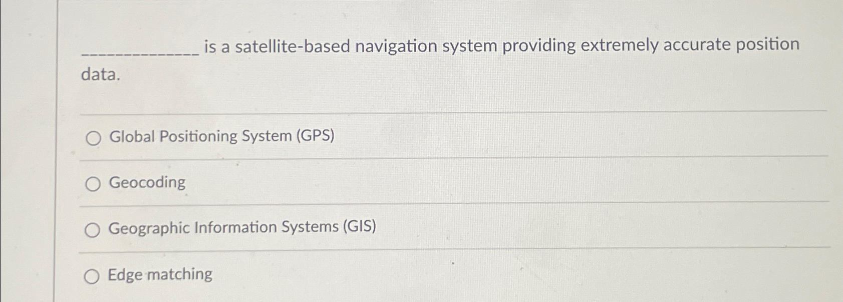 Solved is a satellite-based navigation system providing | Chegg.com