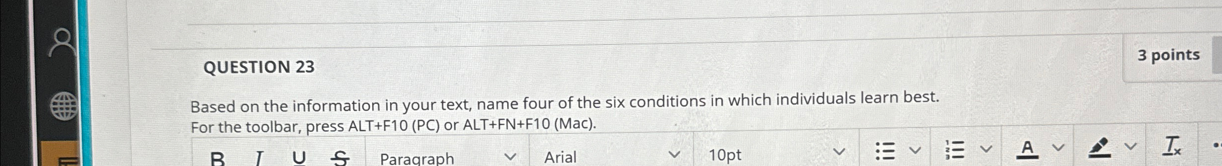 Solved QUESTION 23Based on the information in your text, | Chegg.com
