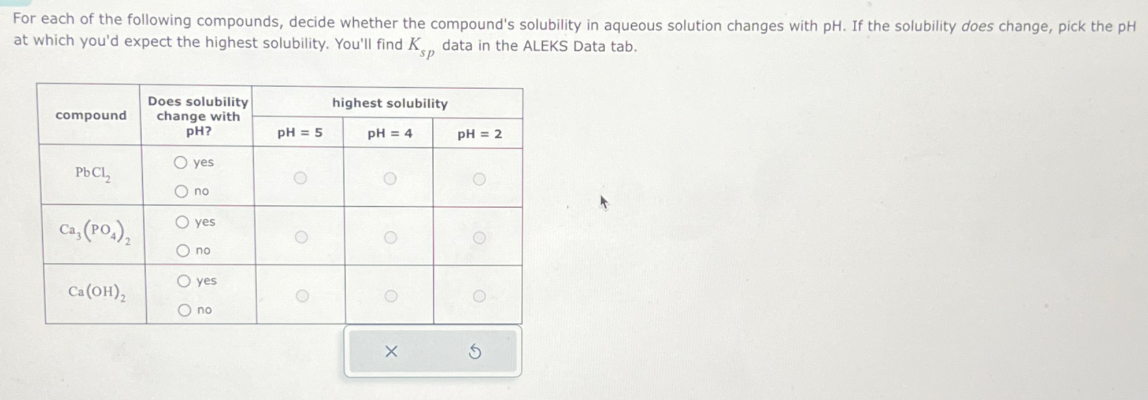 Solved For each of the following compounds, decide whether | Chegg.com