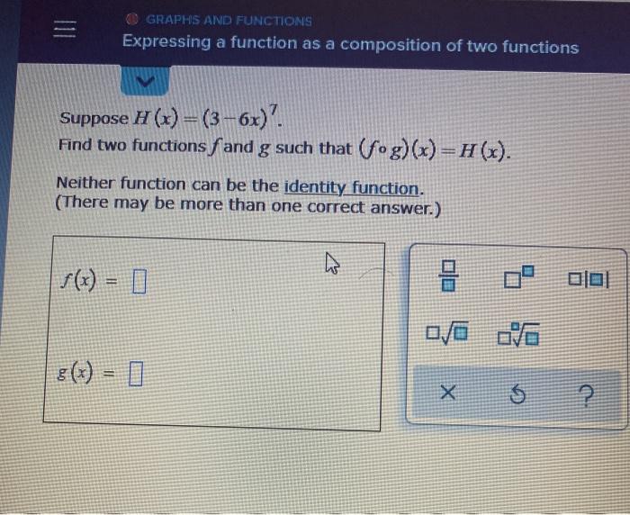 Solved GRAPHS AND FUNCTIONS Expressing a function as a | Chegg.com