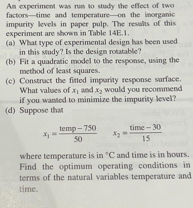 Solved please solve this with Minitab and show all the steps | Chegg.com