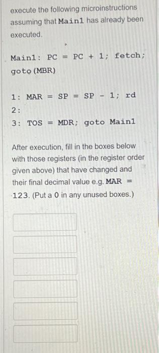 Solved Given the following memory and register values for | Chegg.com
