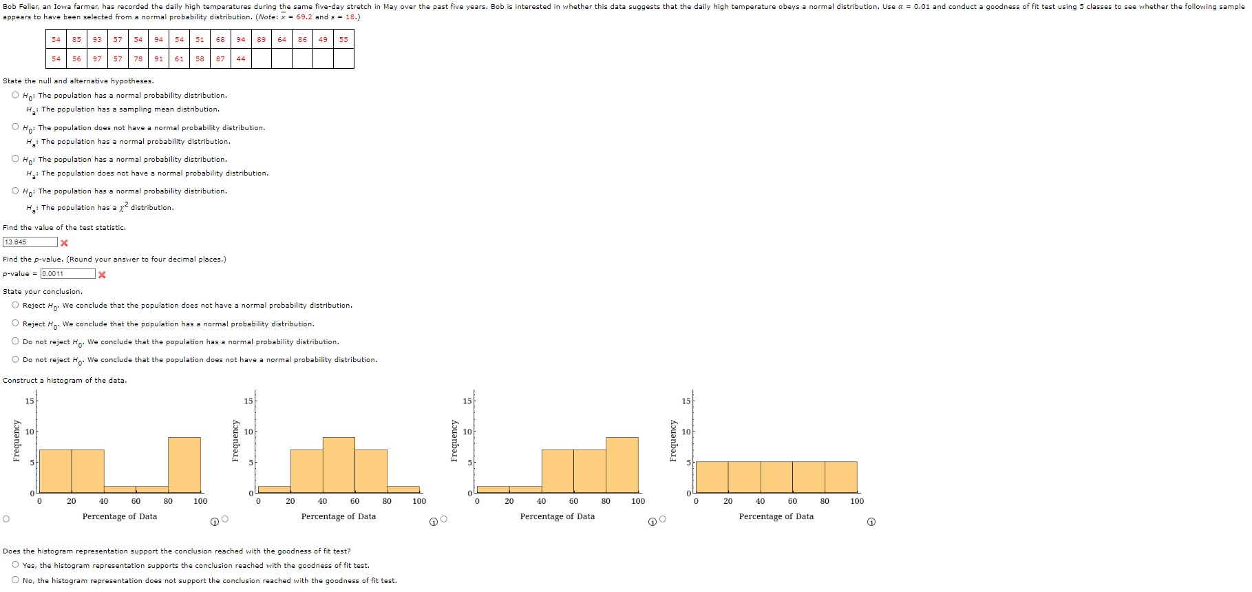 appears to have been selected from a normal | Chegg.com