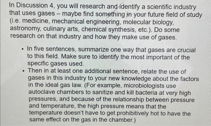 Solved In Discussion 4, you will research and identify a | Chegg.com