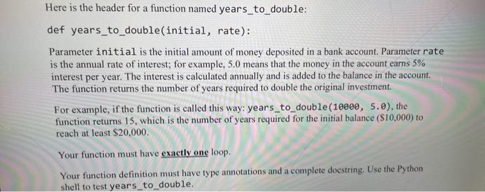 Solved Here is the header for a function named | Chegg.com