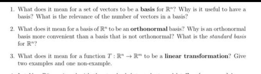 Solved 1. A curve in Rn is given by a vector-valued function | Chegg.com