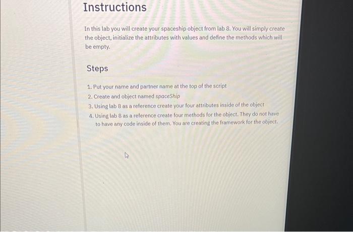 Solved This Is A Lab Of Python I Just Need A Framework To Chegg
