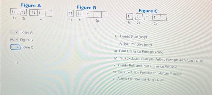 Solved Figure A 1. Hund's Rule (onty) Figure B 11. Aubau | Chegg.com