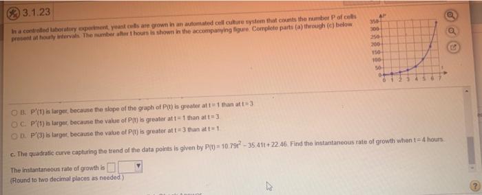 Solved 3.1.23 &P 300 In a controlled Laboratory experiment, | Chegg.com