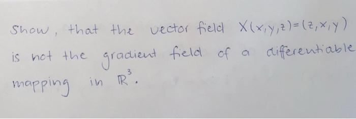 Solved This vector field is not the gradient field of a | Chegg.com
