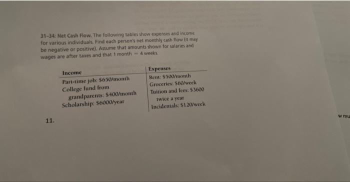 Solved 25-30: Prorating Expenses. Prorate the following | Chegg.com