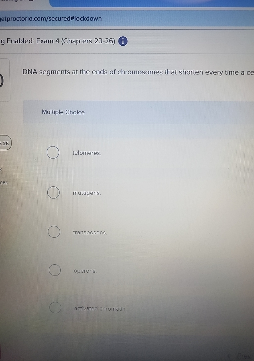 Solved DNA segments at the ends of chromosomes that shorten | Chegg.com