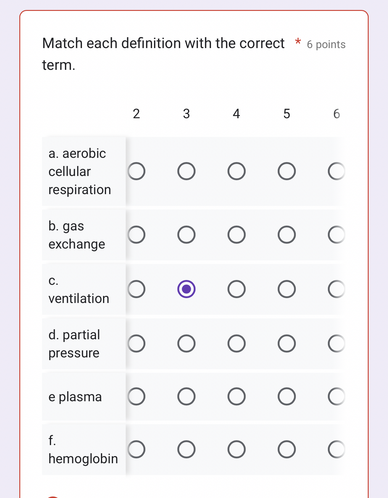 Solved Match each definition with the correct6 | Chegg.com