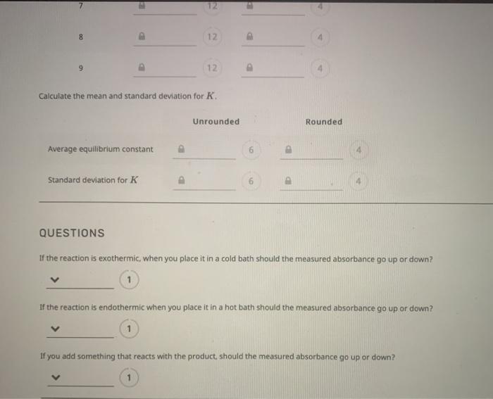 Solved DATA Minimize CALIBRATION INITIAL CONCENTRATIONS | Chegg.com