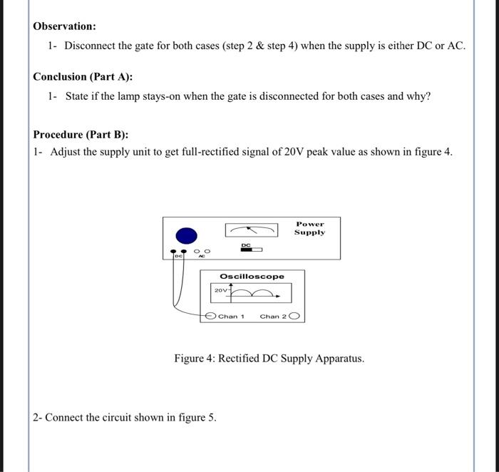 Solved Objective: Familiarizing with Thyristor turn-on and | Chegg.com