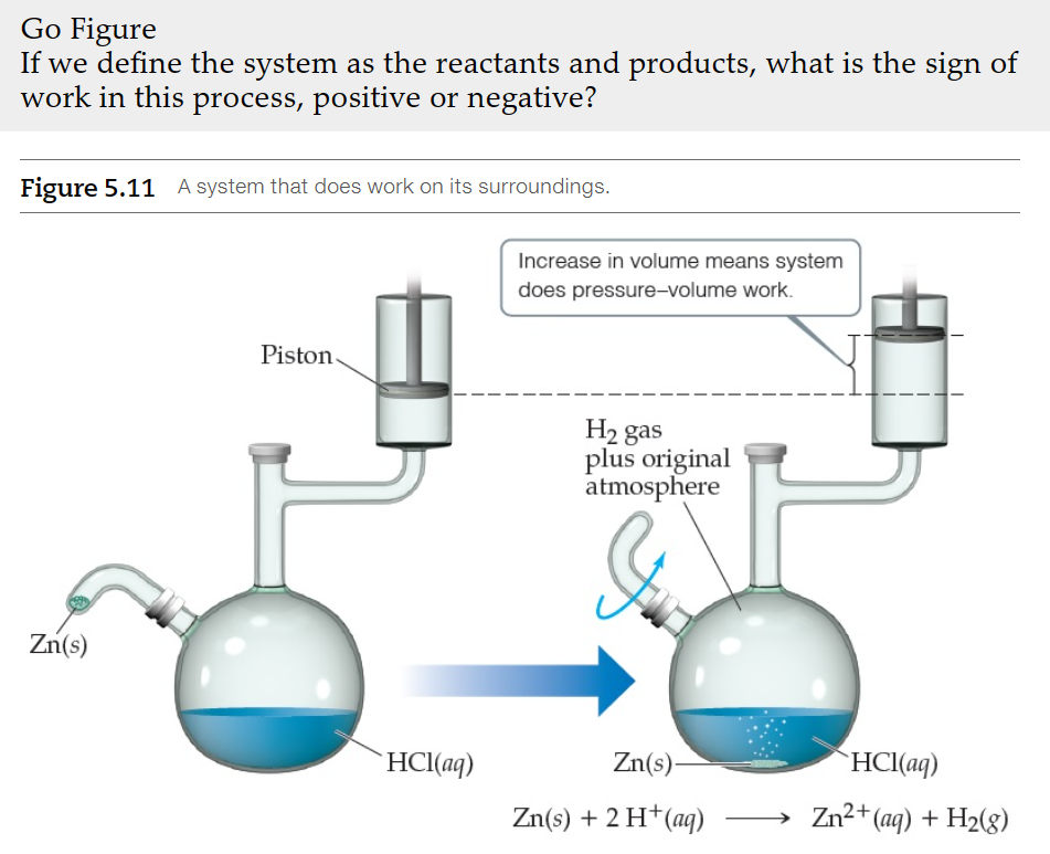 Solved If we define the system as the reactants and | Chegg.com