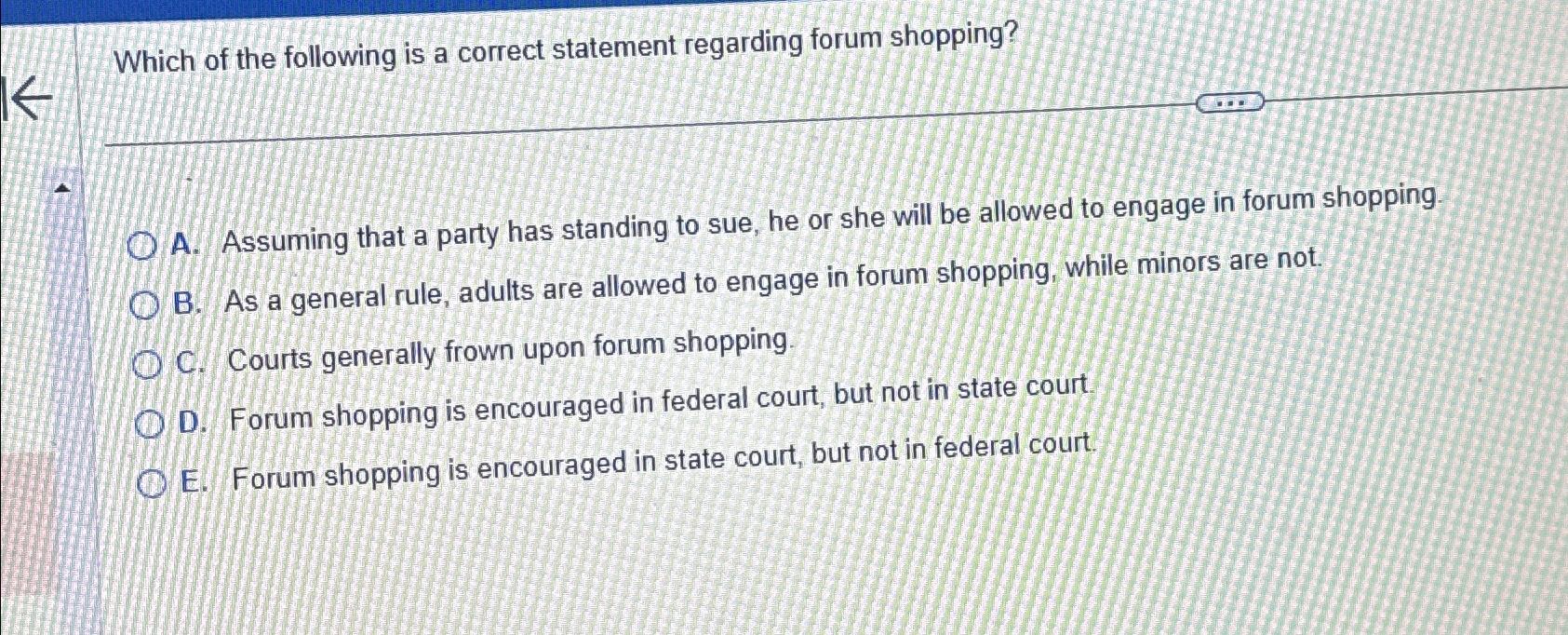 Solved Which of the following is a correct statement | Chegg.com