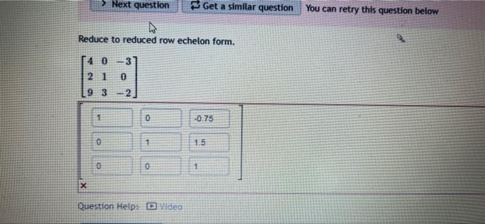 Solved > Next question Get a similar question You can retry | Chegg.com