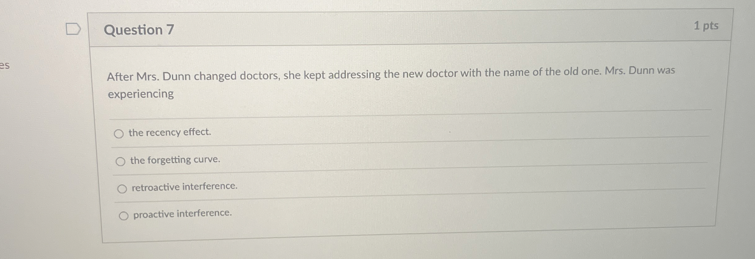 Solved Question 71 ﻿ptsAfter Mrs. ﻿Dunn changed doctors, she | Chegg.com