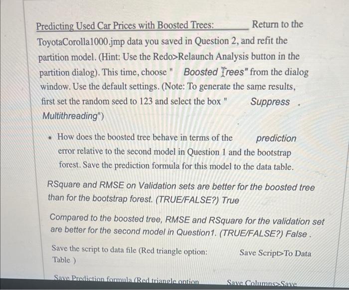 Solved Predicting Prices of Used Cars (Regression Trees): | Chegg.com