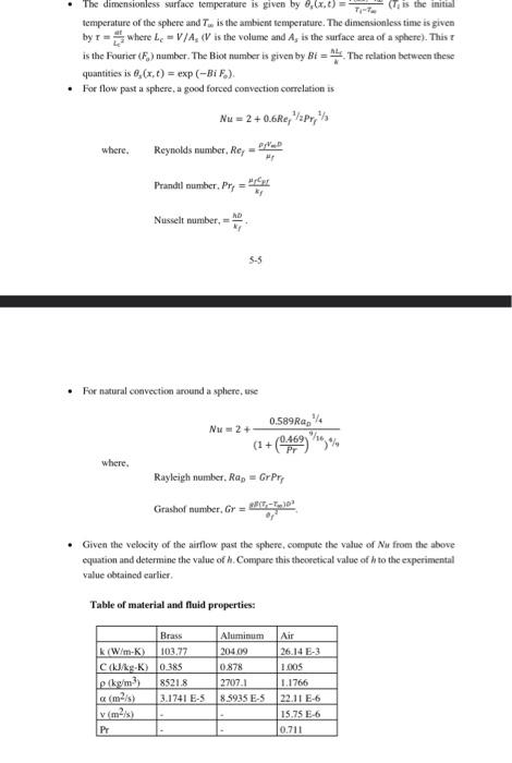 Solved - The dimensionless surface temperature is given by | Chegg.com