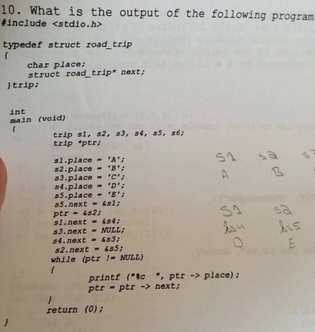 Solved What is the output of the following program#include | Chegg.com