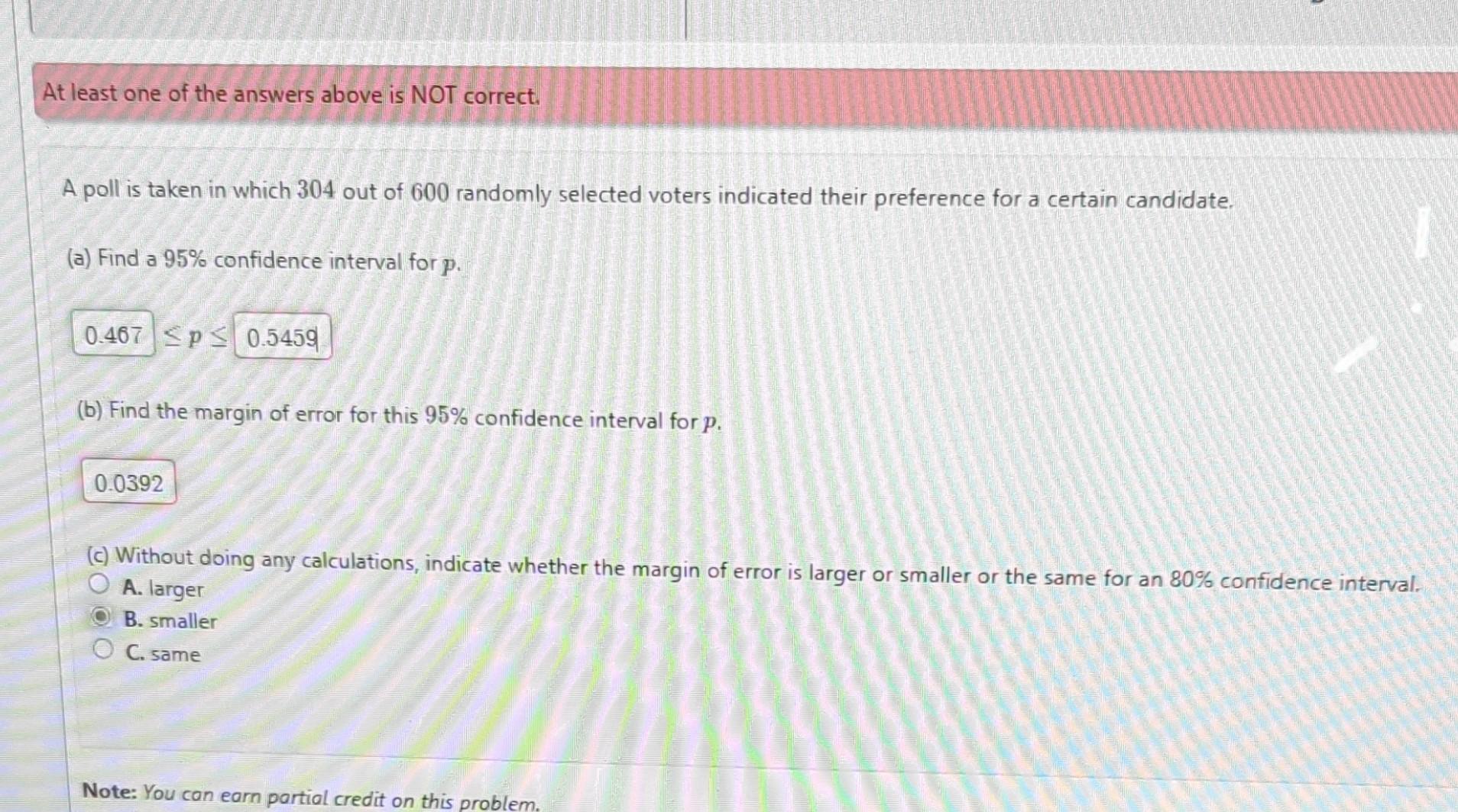 Solved I got two parts wrong and I can't figure out why I | Chegg.com