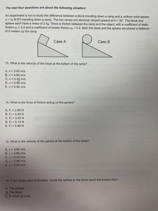 Solved The next four questions are about the following | Chegg.com