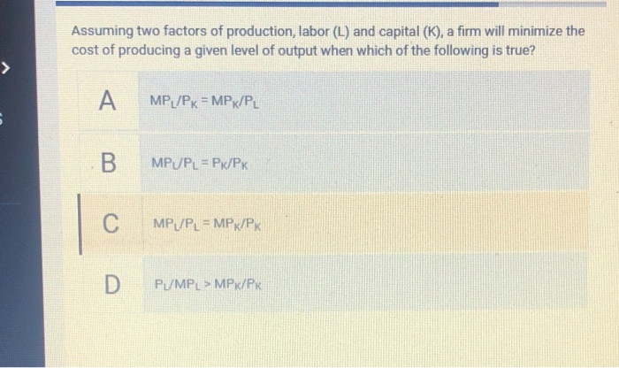 Solved Fill in the blanks: When a firm increases labor input | Chegg.com