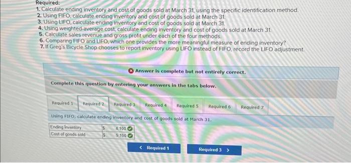 Solved Problem 6-2A (Static) Calculate ending inventory, | Chegg.com